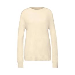Street One Strickpullover mit Rollkante - Damen - Gr. 42 - beige