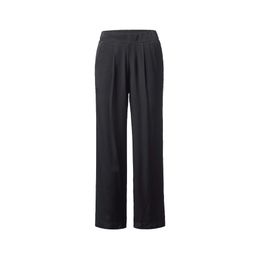 Tchibo - Satin-Bundfaltenhose - Damen - Gr. 42 - schwarz