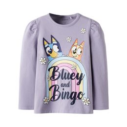 Tchibo - Name IT Kinder-Langarmshirt &raquo;Bluey&laquo; - M&auml;dchen - Gr. 110 - lila