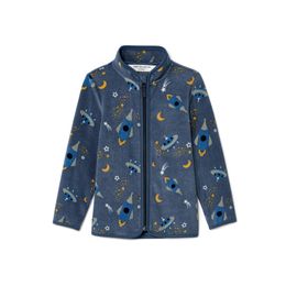 Tchibo - Kinder-Fleecejacke - Kinder - Gr. 98/104 - dunkelblau/print