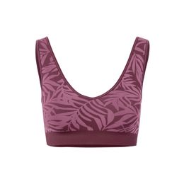 Tchibo - Seamless-Sport-BH - Damen - Gr. M - pflaume/jacquard