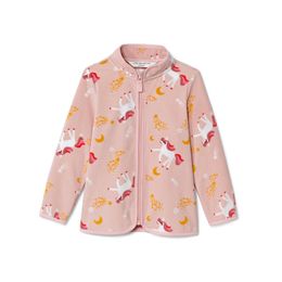 Tchibo - Kinder-Fleecejacke - M&auml;dchen - Gr. 98/104 - rosa/print