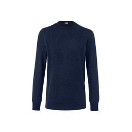 Tchibo - Cashmere-Pullover mit Rundhalsausschnitt - Herren - Gr. L - blau