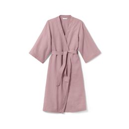 Tchibo - Leinen-Morgenmantel - Gr. M - ros&eacute;