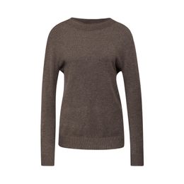 Street One Strickpullover mit Rollkante - Damen - Gr. 38 - braun