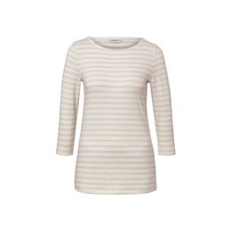 Tchibo - Gestreiftes Shirt mit 3/4-Arm - Damen - Gr. M - creme/gestreift
