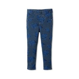 Tchibo - Treggings - M&auml;dchen - Gr. 122/128 - blau/gebl&uuml;mt