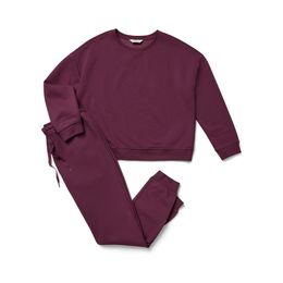 Tchibo - Loungewear-Anzug - Damen - Gr. S - bordeaux