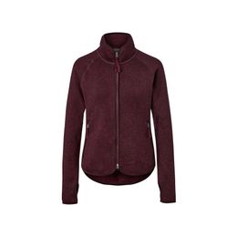 Tchibo - Strickfleece-Jacke - Damen - Gr. M - weinrot