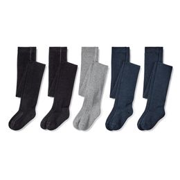 Tchibo - 5 Paar Kinder-Strumpfhosen - Kinder - Gr. 158/164 - schwarz