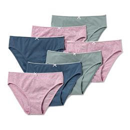 Tchibo - 7 M&auml;dchen-Slips - M&auml;dchen - Gr. 122/128 - blau
