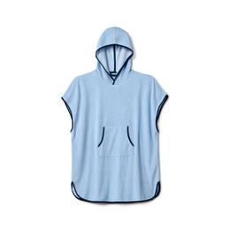 Tchibo - KK. Frottierponcho - Kinder - Gr. 122/128 - dunkelblau