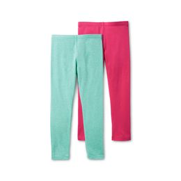 Tchibo - 2 Leggings - M&auml;dchen - Gr. 110/116 - gr&uuml;n