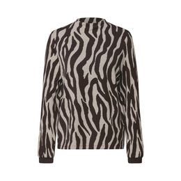 Street One Jacquard-Shirt - Damen - Gr. 46 - braun