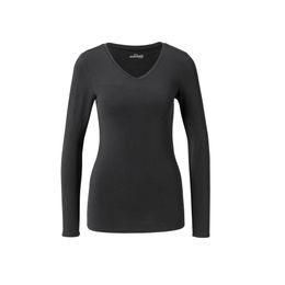 Tchibo - Langarmshirt - Damen - Gr. L - dunkelgrau