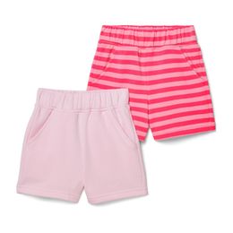 Tchibo - 2 Kinder-Sweatshorts - M&auml;dchen - Gr. 110/116 - pink