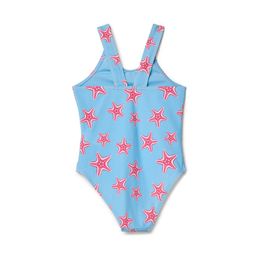 Tchibo - Kinder-Badeanzug - M&auml;dchen - Gr. 98/104 - blau/print