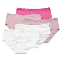 Tchibo - 5 Pantys - Damen - Gr. L - wei&szlig;