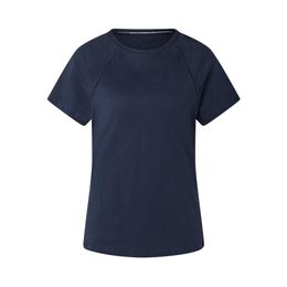Tchibo - Shirt mit Crochet-Details - Damen - Gr. XXL - dunkelblau