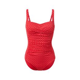 Tchibo - Figurformender Badeanzug - Damen - Gr. 44 - rot