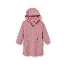 Tchibo - Kinder-Frottierponcho - Gr. 170/176 - rosa/gestreift