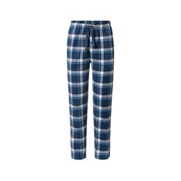 Tchibo - Flanell-Relaxhose - Herren - Gr. XL - wei&szlig;/kariert