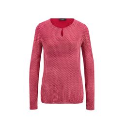 Tchibo - Lang&auml;rmeliges Blusenshirt - Damen - Gr. XL - rot/print