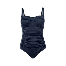 Tchibo - Figurformender Badeanzug mit recyceltem Material - Damen - Gr. 46 - dunkelblau