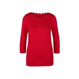 Tchibo - Shirt mit 3/4-Arm - Damen - Gr. XL - rot