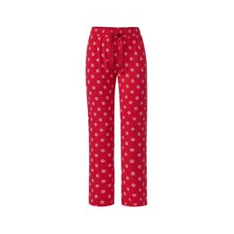 Tchibo - Jersey-Relaxhose - Damen - Gr. XS - rot/print