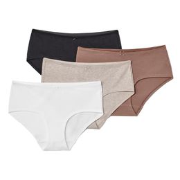 Tchibo - 4 Pantys - Damen - Gr. L - schwarz