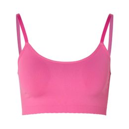 Tchibo - Seamless-Bustier mit Spitze - Damen - Gr. S - pink