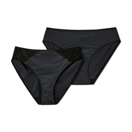 Tchibo - 2 Slips - Damen - Gr. L - schwarz