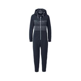 Tchibo - Loungeoverall - Damen - Gr. XS - dunkelblau/print