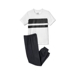 Tchibo - Kinder-Pyjama - Jungen - Gr. 122/128 - schwarz