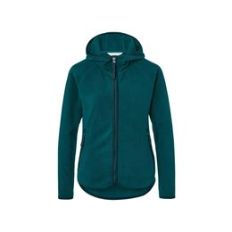 Tchibo - Kapuzen-Fleecejacke - Damen - Gr. S - petrol