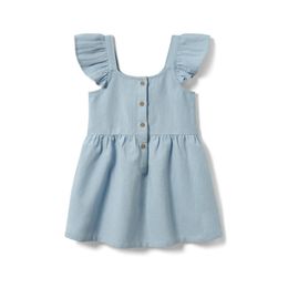 Tchibo - Kinder-Webkleid - M&auml;dchen - Gr. 98/104 - hellblau