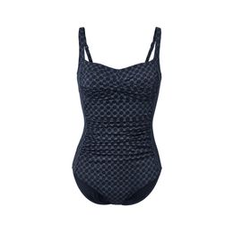 Tchibo - Figurformender Badeanzug - Damen - Gr. 42 - blau