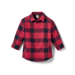 Tchibo - Kinder-Flanellhemd - Kinder - Gr. 98/104 - dunkelblau/kariert