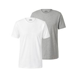 Tchibo - 2 T-Shirts mit Rundhalsausschnitt - Herren - Gr. L - wei&szlig;