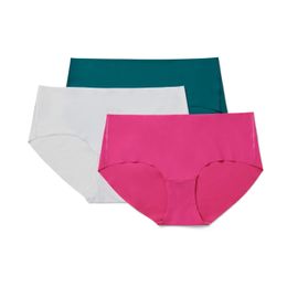 Tchibo - 3 Magic-Cut-Pantys - Damen - Gr. M - pink