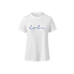 Tchibo - T-Shirt mit Print - Damen - Gr. XL - wei&szlig;/print
