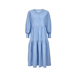 Tchibo - Popeline-Kleid - Damen - Gr. 44 - hellblau
