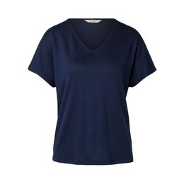 Tchibo - Strukturiertes Shirt - Damen - Gr. XXL - dunkelblau