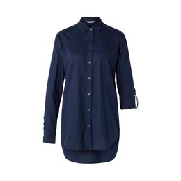 Tchibo - Lange Leinenbluse - Damen - Gr. 40 - dunkelblau