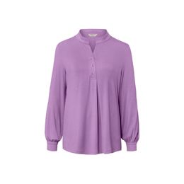Tchibo - Blusenshirt mit Knopfleiste - Damen - Gr. M - lila