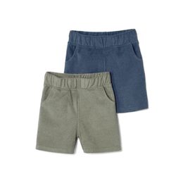 Tchibo - 2 Kinder-Shorts - Baby - Gr. 74/80 - blau