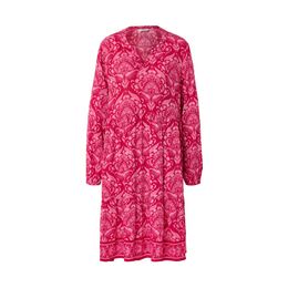 Tchibo - Bedrucktes Webkleid - Damen - Gr. 42 - rot/print