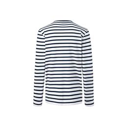 Tchibo - 3 Langarmshirts - Herren - Gr. L - dunkelblau/gestreift