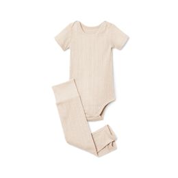 Tchibo - Baby-Body und -Leggings - Baby - Gr. 98/104 - creme
